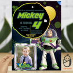 Buzz Lightyear Birthday Invitation
