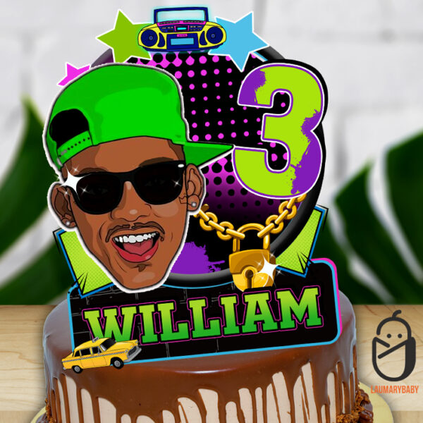 The Fresh Prince Birthday Cake Topper - Laumarybaby