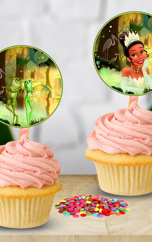 Princess and the Frog Cupcake Topper