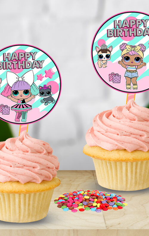 LOL Surprise Cupcake Topper
